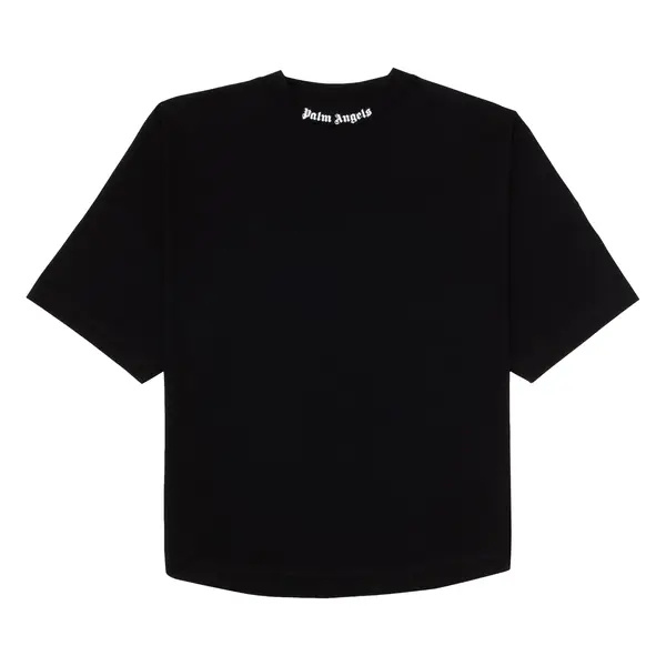 Palm Angels Classic Logo Over Tee /white - Black
