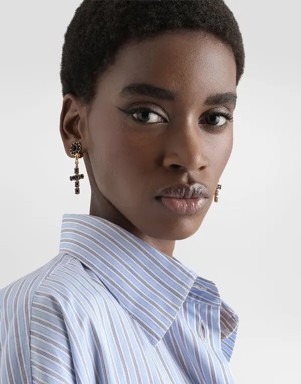 Dolce & Gabbana Drop Earrings - Black