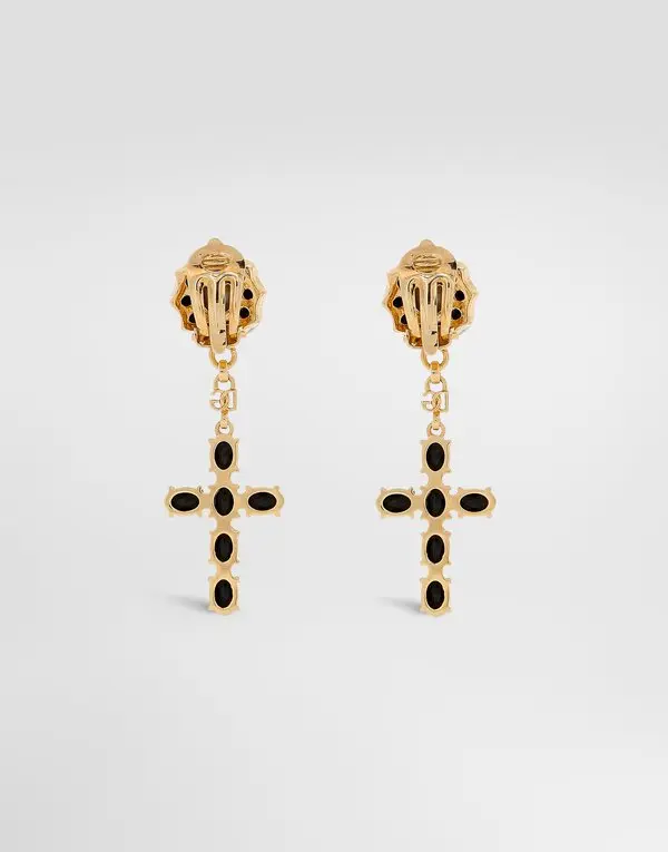 Dolce & Gabbana Drop Earrings - Black