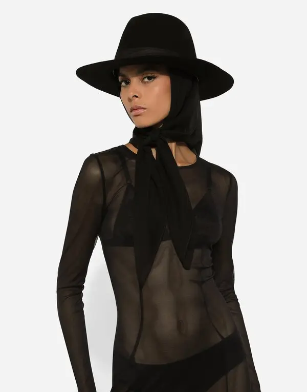 Dolce & Gabbana Wool Felt Fedora - Black