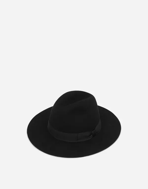 Dolce & Gabbana Wool Felt Fedora - Black