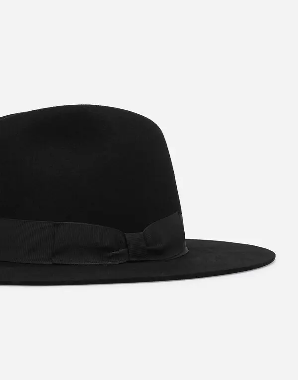 Dolce & Gabbana Wool Felt Fedora - Black