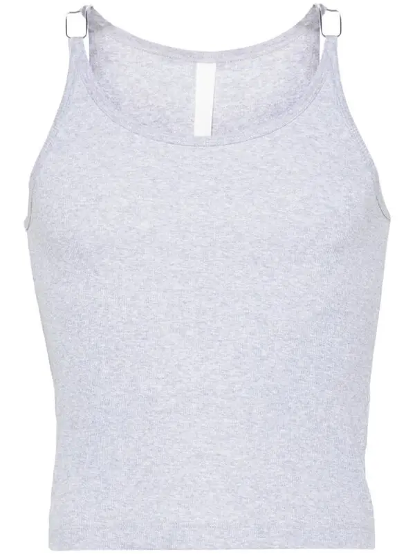 DION LEE Wire Strap Organic Cotton Tank Top