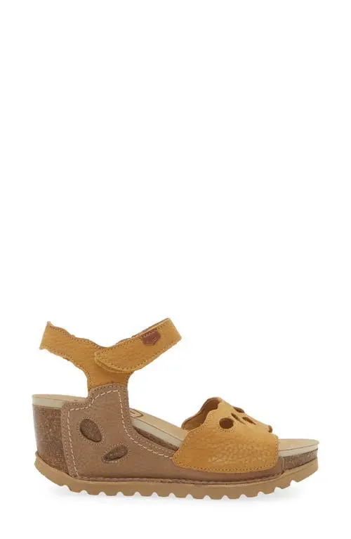 ON FOOT Dayton Wedge Sandal - Mustard
