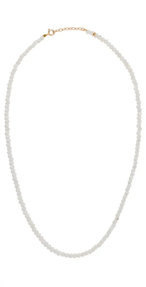Jia Jia June Beaded Necklace - Moonstone