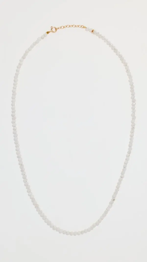 Jia Jia June Beaded Necklace - Moonstone