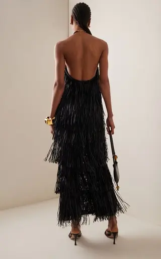 halter neck formal maxi dress Costa Brava Halterneck Maxi Dress