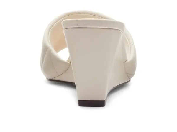 COACH Emma Wedge, Square Toe, Quilted Leather, Slip-on
