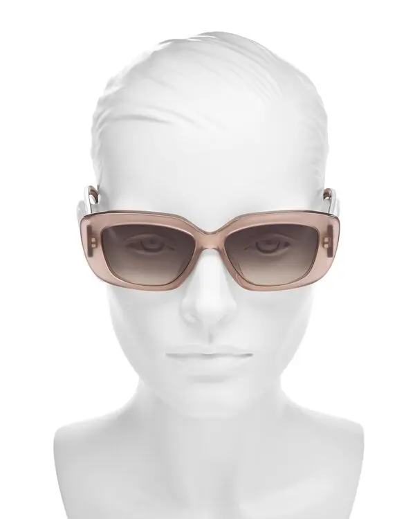 Celine Triomphe Geometric Sunglasses - Brown/gray Gradient