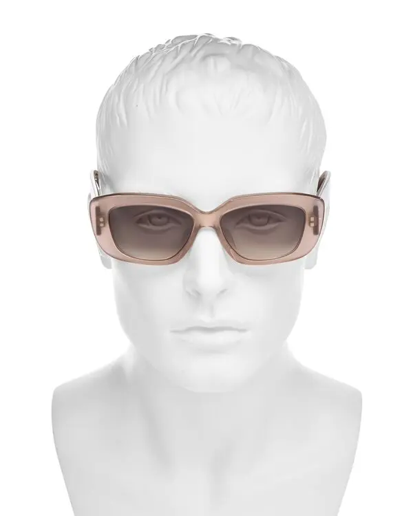 Celine Triomphe Geometric Sunglasses - Brown/gray Gradient