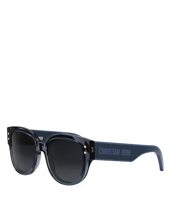 Dior Pacific B2i Polarized Butterfly Sunglasses - Blue/gray Polarized Gradient