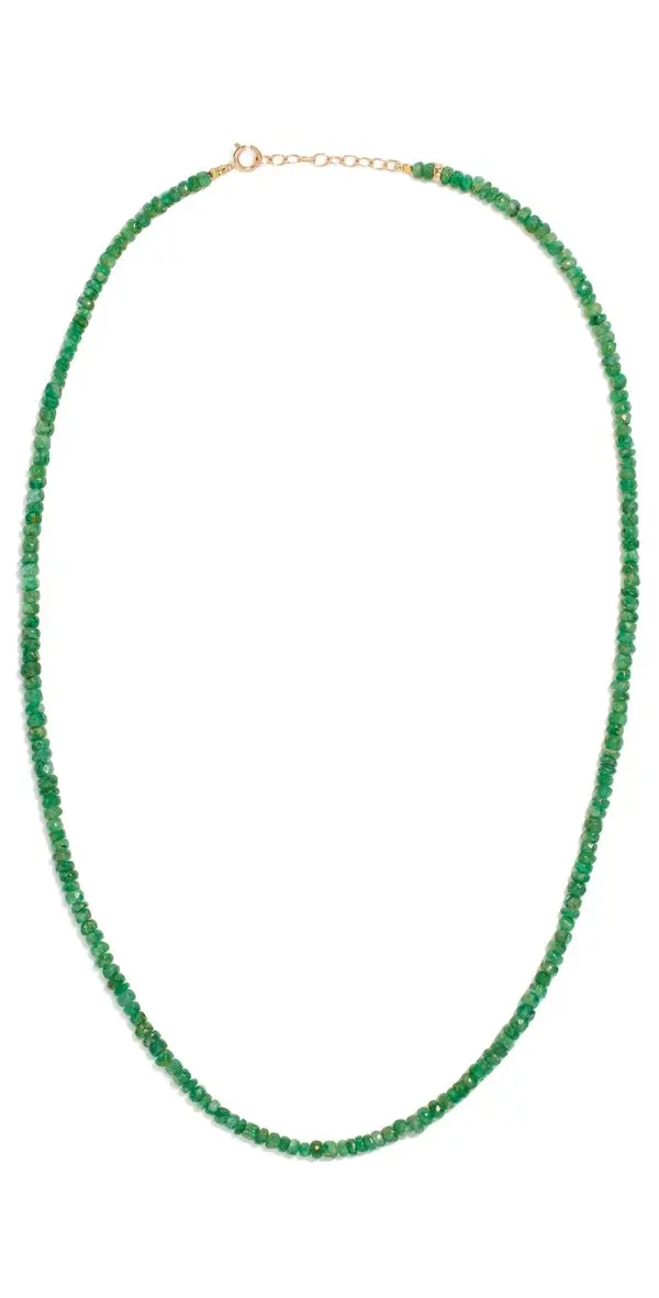 Jia Jia May Beaded Necklace - Emerald