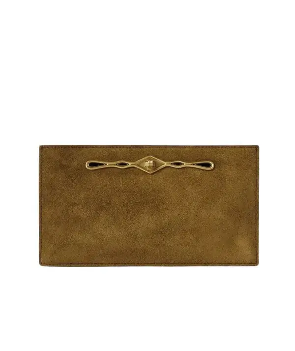 METIER Fernando Jorge Ease Embellished Clutch - Brown