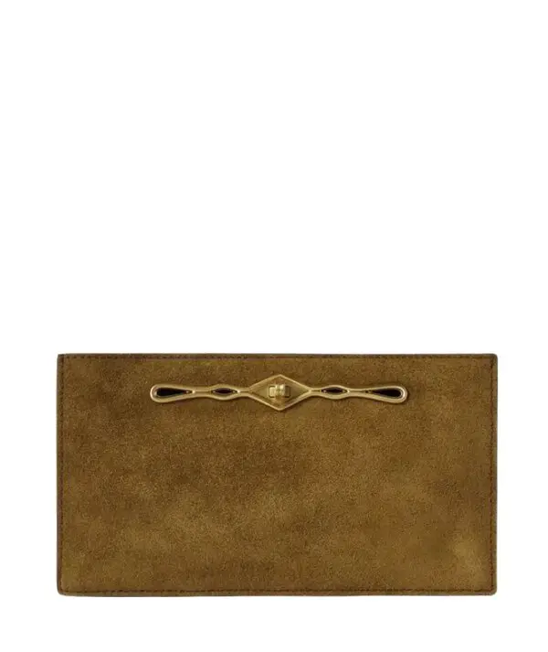 METIER Fernando Jorge Ease Embellished Clutch - Brown
