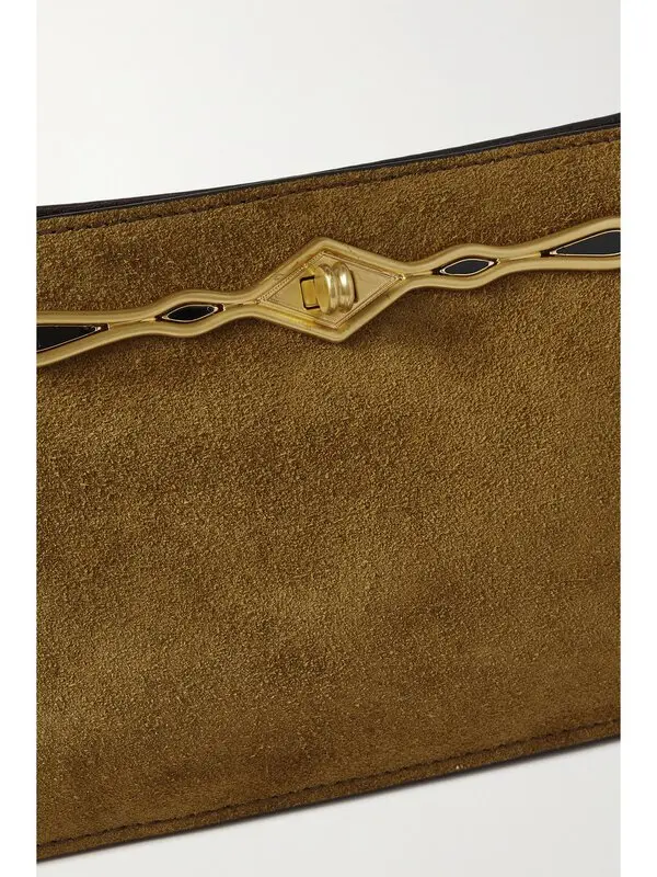 METIER Fernando Jorge Ease Embellished Clutch - Brown
