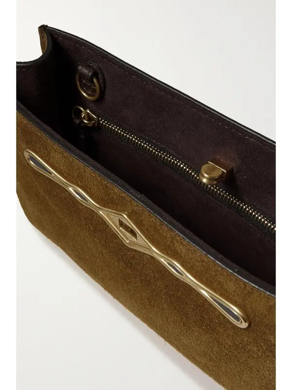 METIER Fernando Jorge Ease Embellished Clutch - Brown
