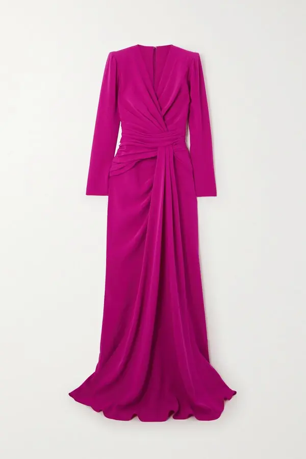 Zuhair Murad Gathered Cady Gown