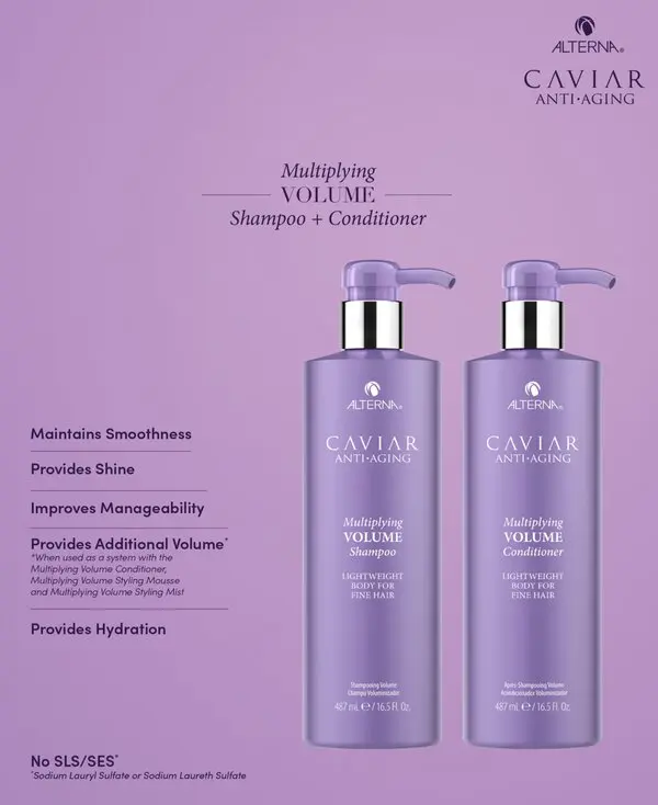 ALTERNA 2-pc. Caviar Multiplying Volume Shampoo & Conditioner Set