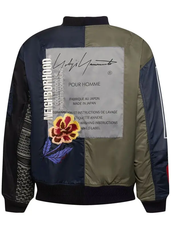 Yohji Yamamoto Neighborhood X Yohji Bomber Jacket In Black - 55