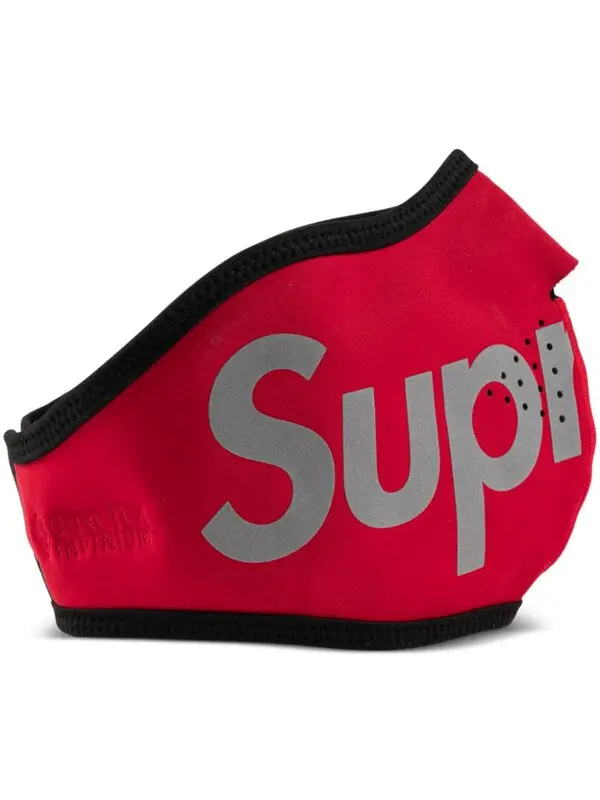 Supreme Logo Windstopper Face Mask - Red