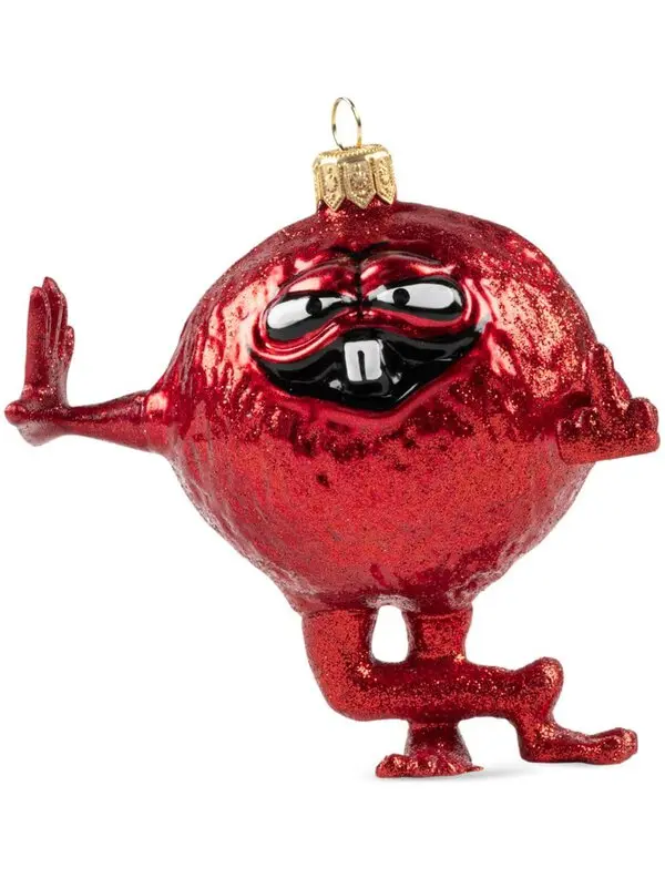 Supreme Camacho Glass Ornament - Red