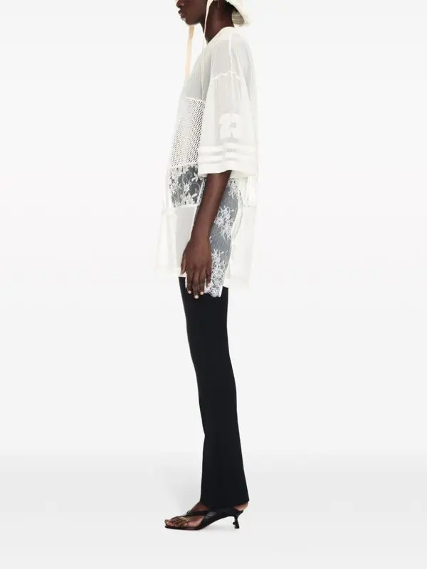 Off-White Panelled Semi-sheer T-shirt