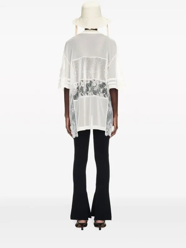 Off-White Panelled Semi-sheer T-shirt