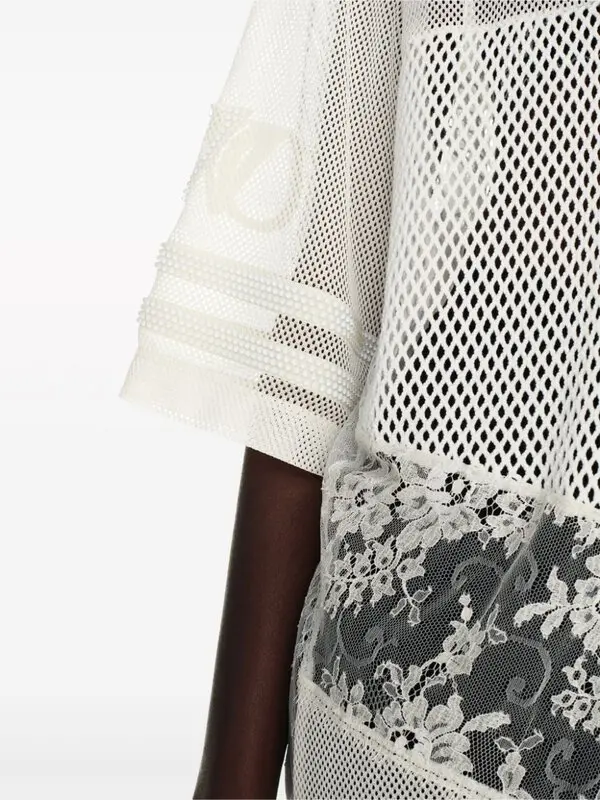 Off-White Panelled Semi-sheer T-shirt