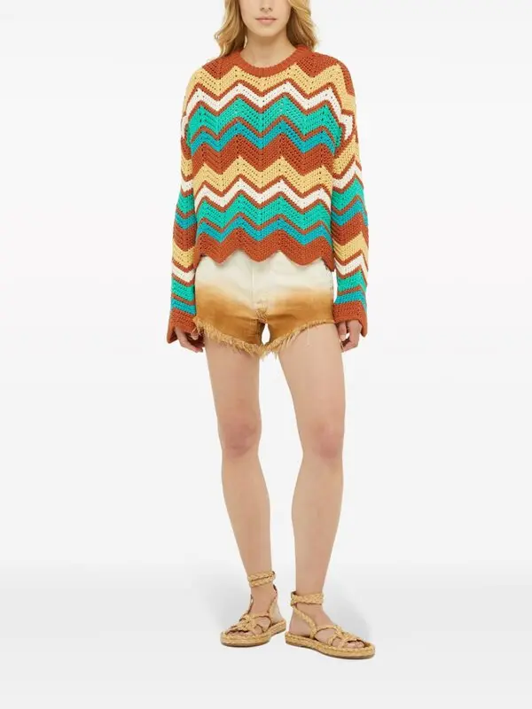 Alanui Chevron Knit Jumper