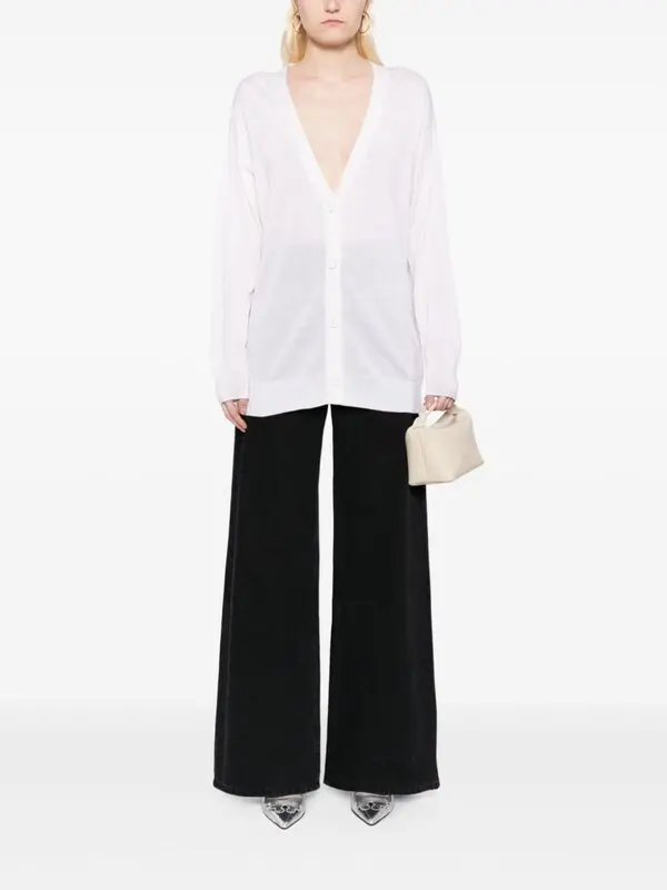 P.a.r.o.s.h V-neck Rib-trim Cardigan