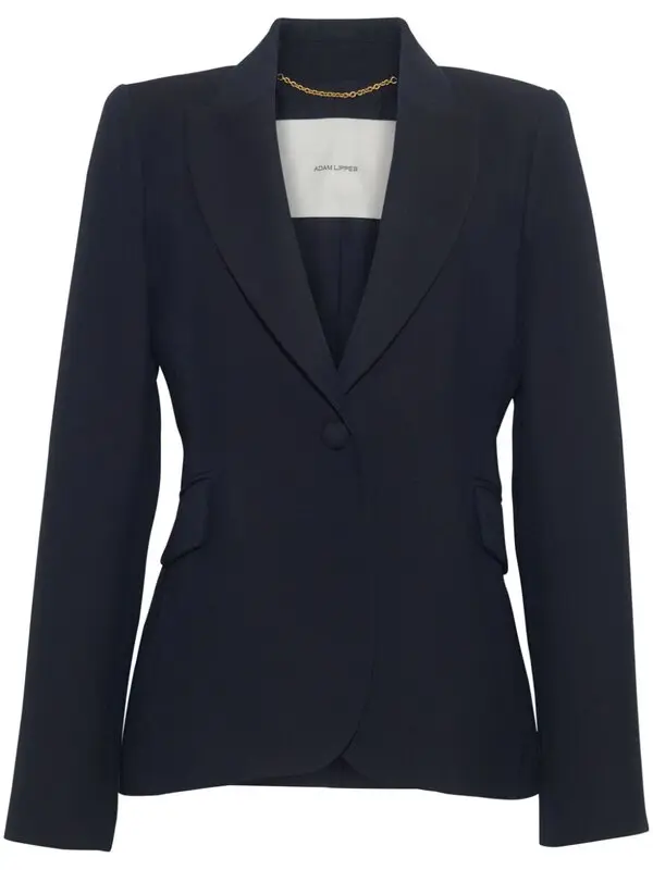 Adam Lippes Single-breasted Tuxedo Blazer - Black