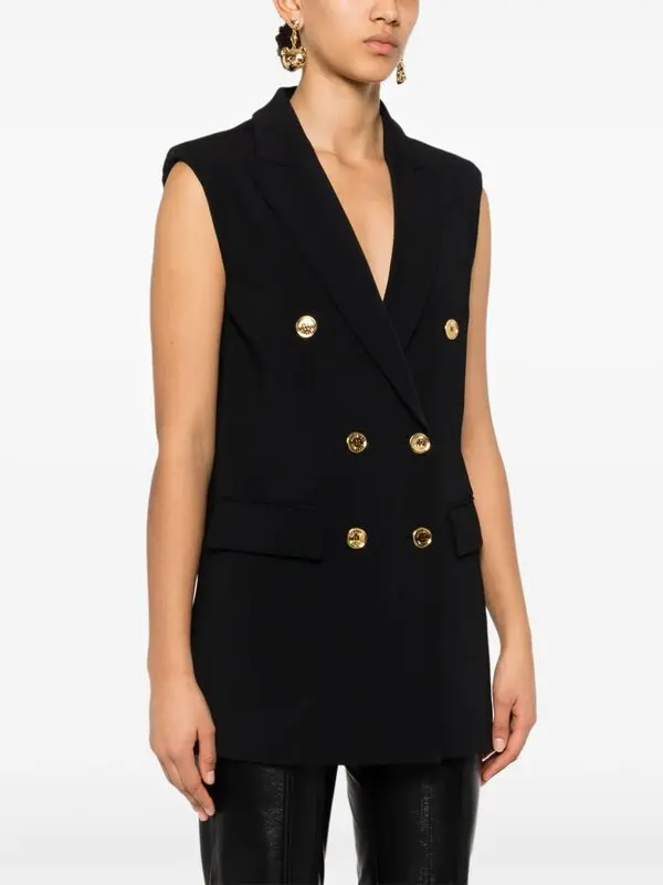 Moschino Blazer-style Gilet - Black