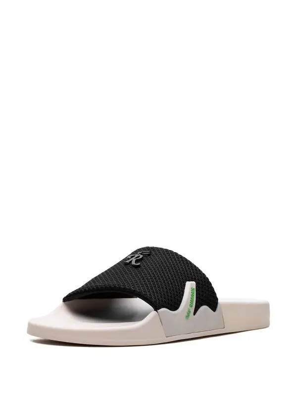 Raf Simons Astra Logo-embellished Slides - Black