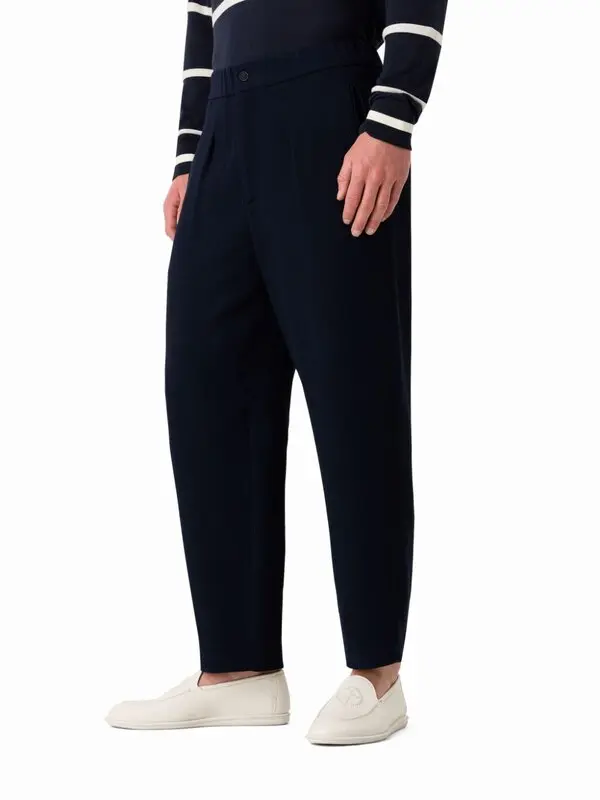 Giorgio Armani Corduroy Tapered-leg Trousers