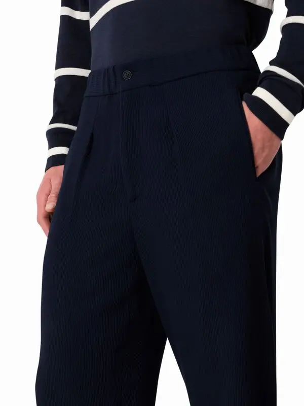 Giorgio Armani Corduroy Tapered-leg Trousers