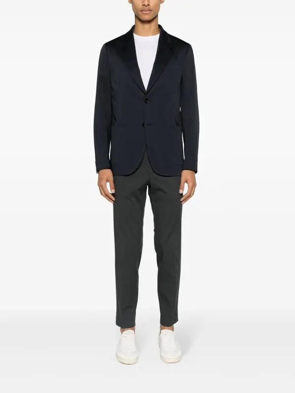 LARDINI Single-breasted Cotton Blazer