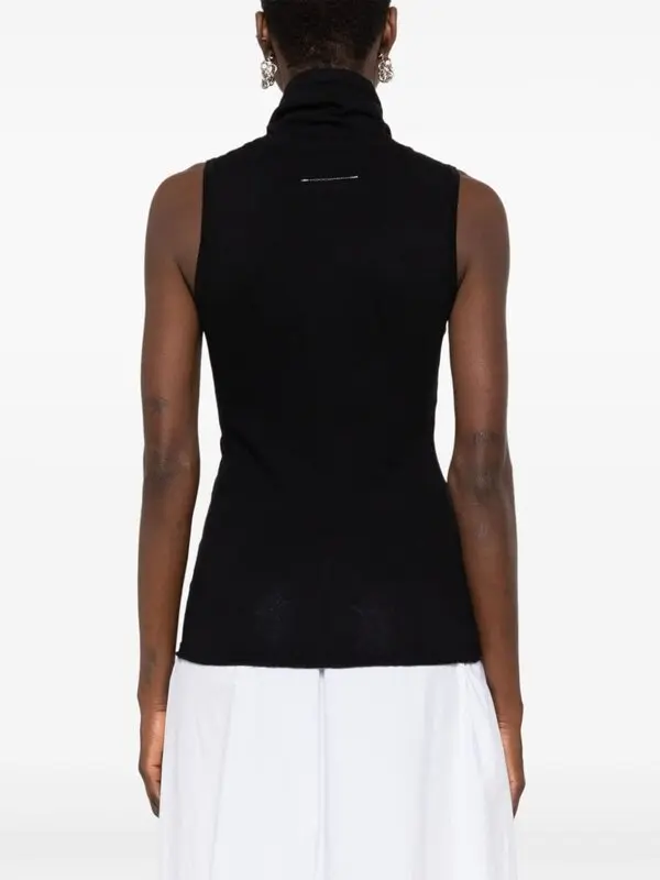 MAISON MARGIELA Gathered Roll-neck Top