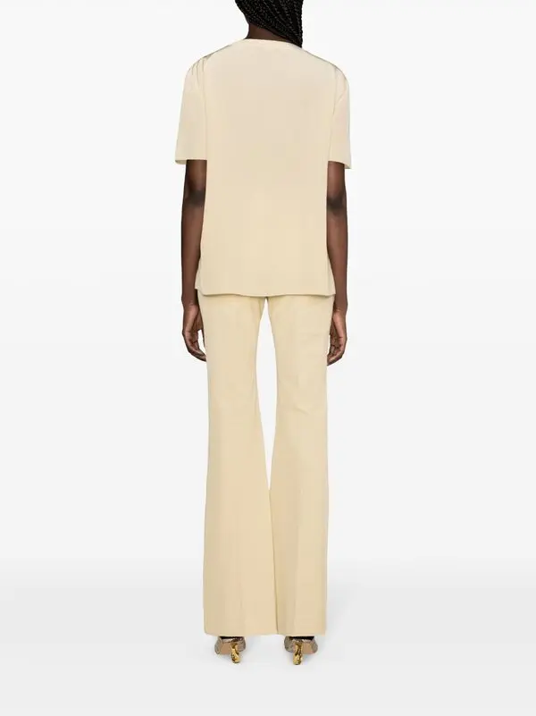 JOSEPH Rubin Silk T-shirt - Neutrals