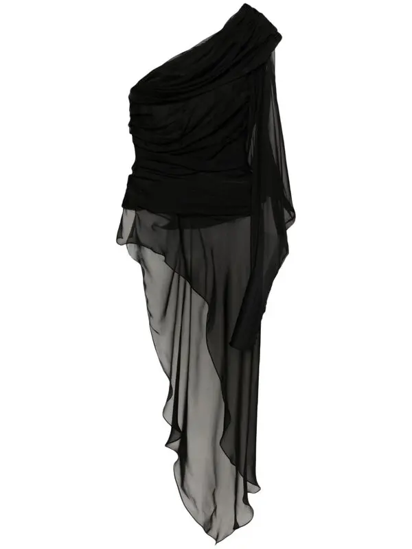 REV Seven Asymmetric One-shoulder Blouse