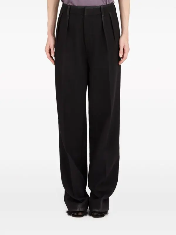 MAISON MARGIELA Straight-leg Gabardine Wool Trousers