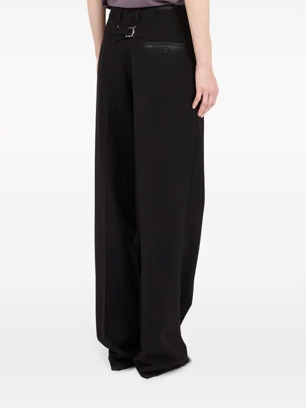 MAISON MARGIELA Straight-leg Gabardine Wool Trousers