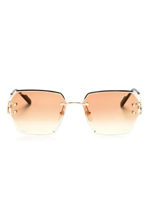 CARTIER Ct0466s Sunglasses - Gold