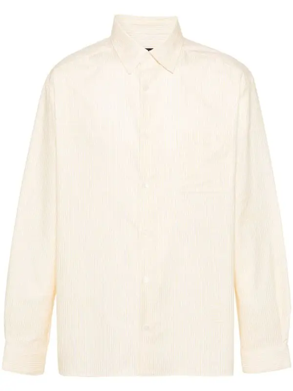 A.p.c. Malo Striped Shirt - Yellow