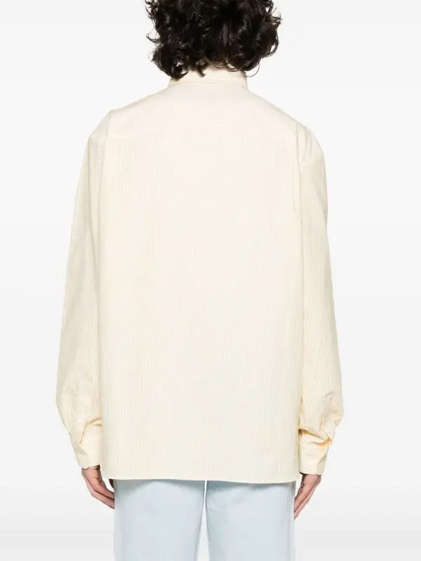 A.p.c. Malo Striped Shirt - Yellow