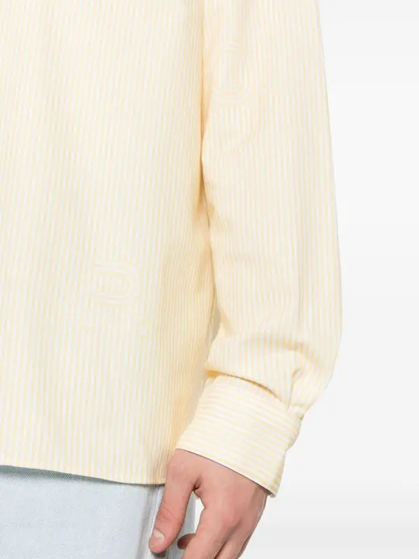 A.p.c. Malo Striped Shirt - Yellow