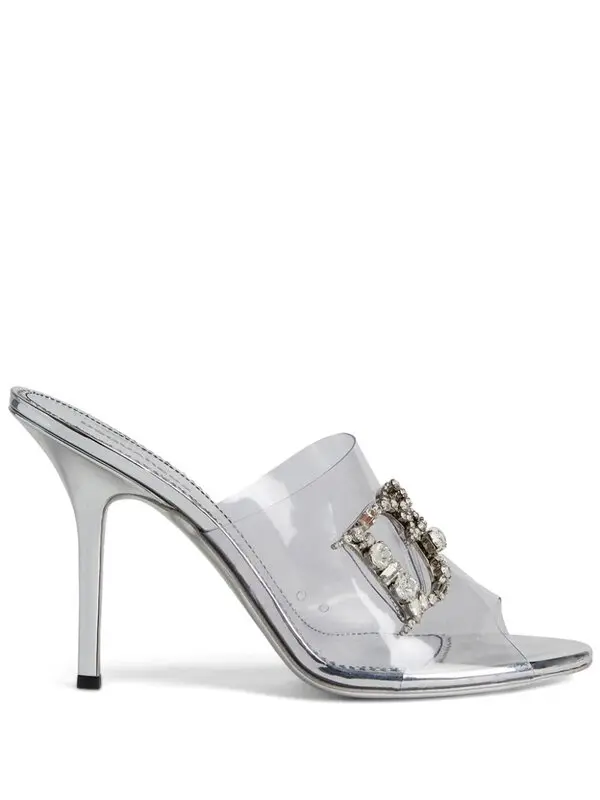 Dsquared2 Crystal-embellished Logo Mules