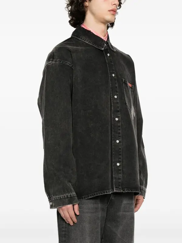 Martine Rose Tape-embellished Denim Jacket