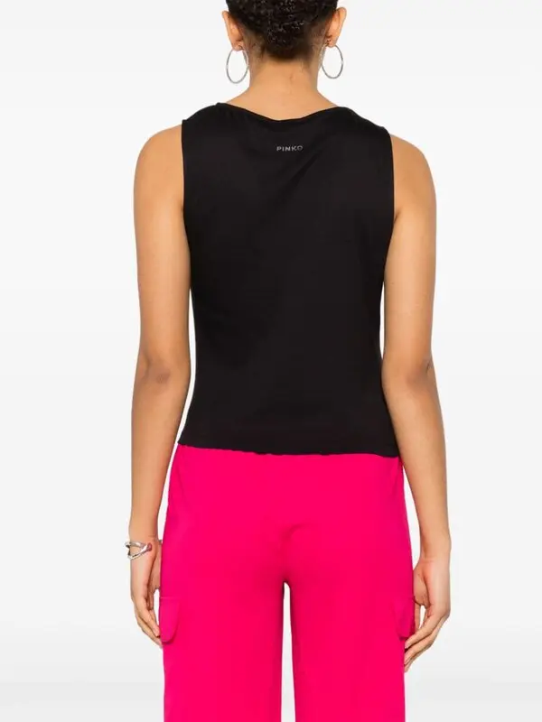 Pinko Gathered Sleeveless Tank Top