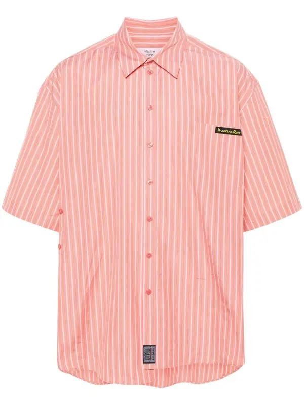 Martine Rose Striped Bowling Shirt