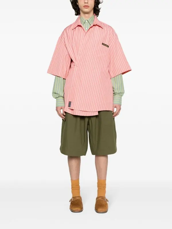 Martine Rose Striped Bowling Shirt